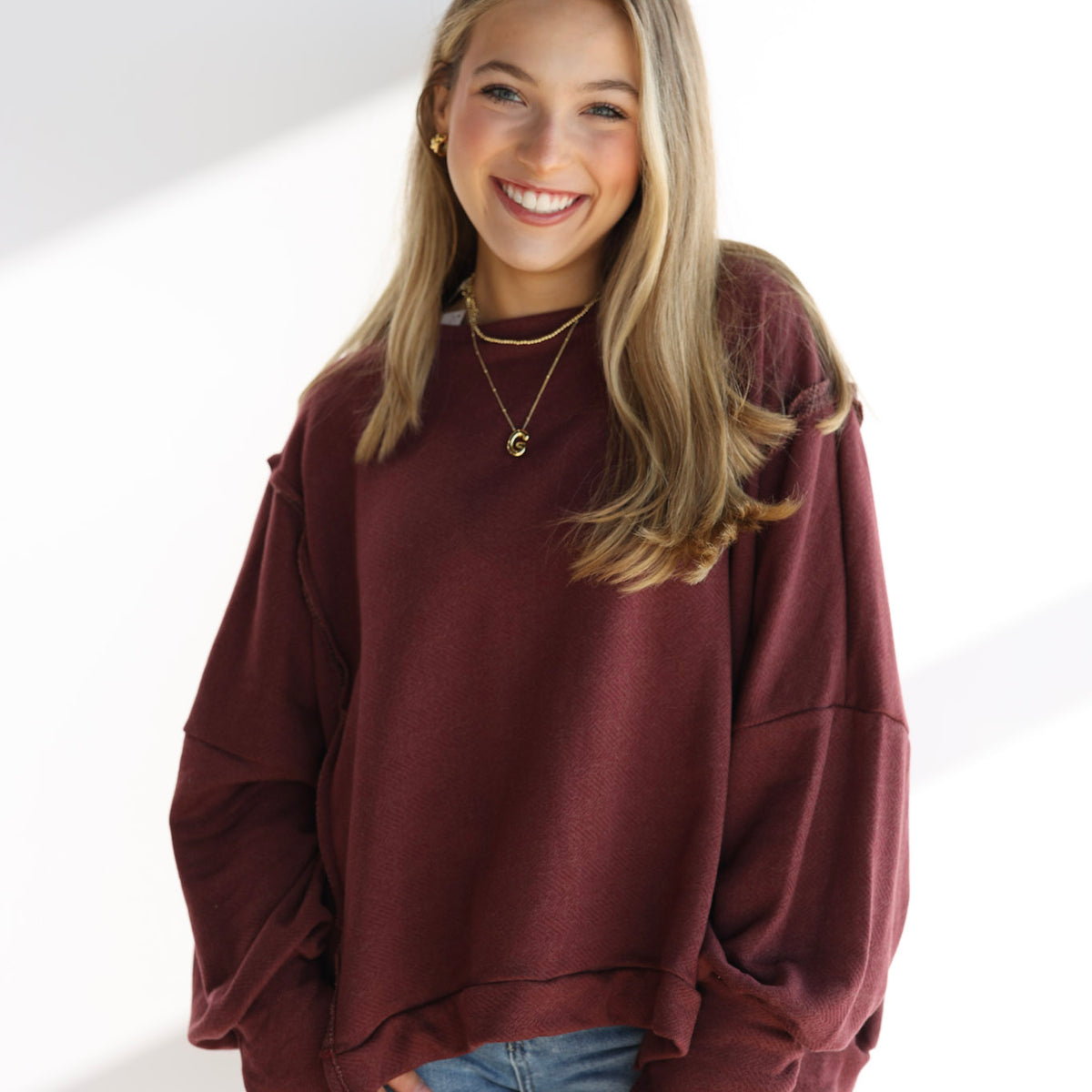Raw Edge Hi-Low Terry Top (Multiple Colors) – The Refinery